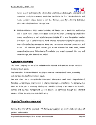 PROJECT WORK ON TVS | DOCX