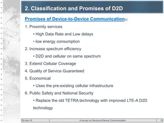 A survey on Device-to-Device Communication | PDF