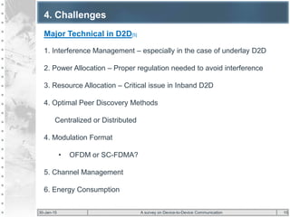 A survey on Device-to-Device Communication | PDF