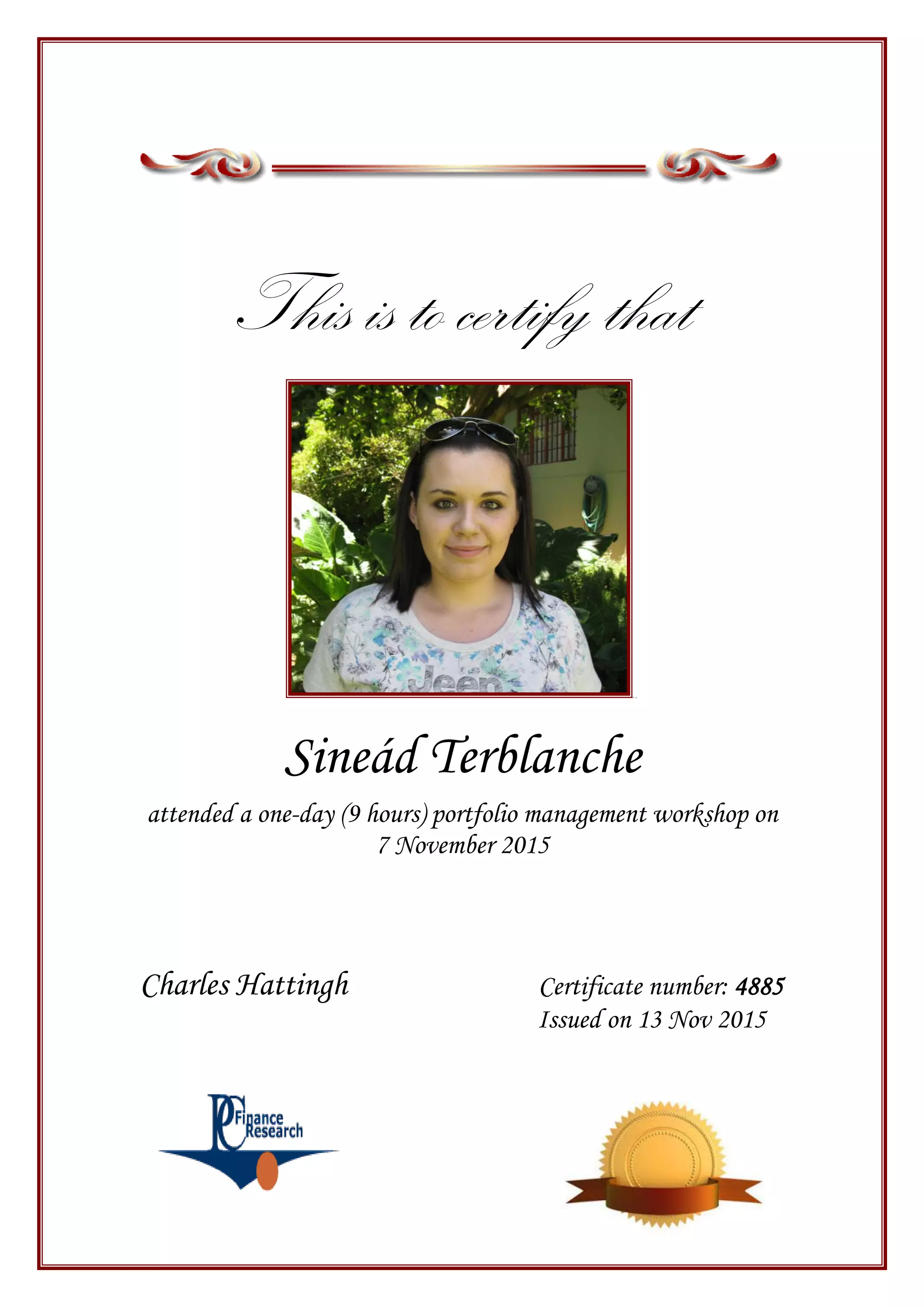 4885 Sinead Terblanche (1) | PDF