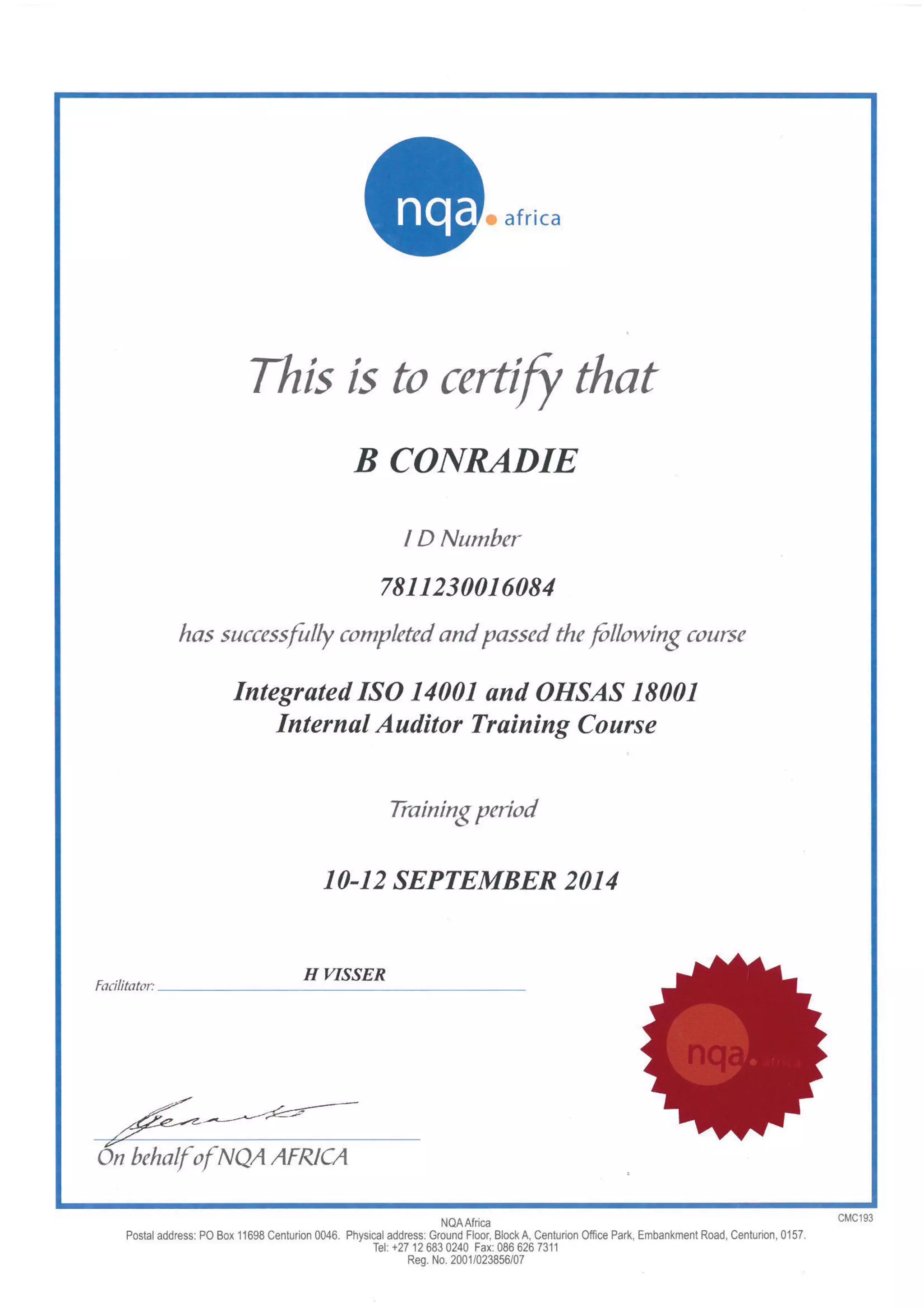 ISO 14001N& OSHA 18001 Internal Audit | PDF