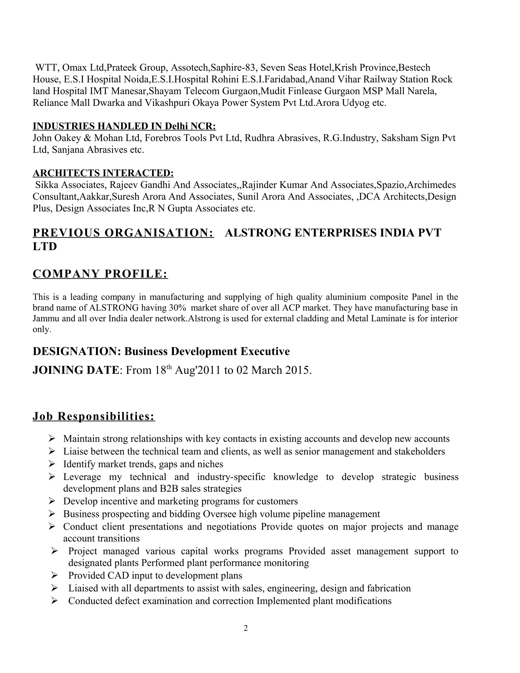 KARUNA CV | DOC | Human Resources | Business