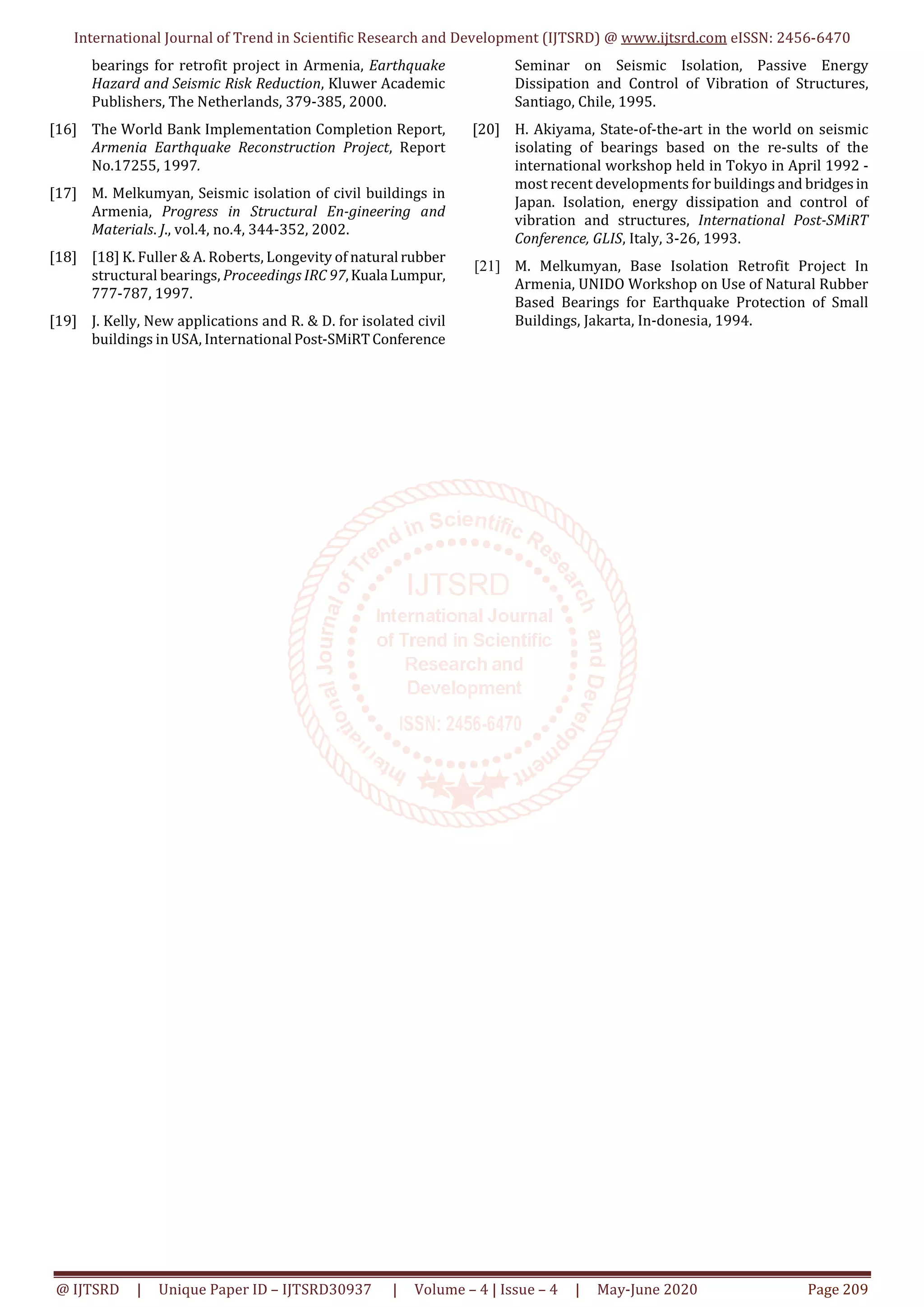 Base Isolation Retrofitting Design for the Existing 9 Story Large Panel ...