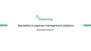 Expenzing Travel Manager | PPT