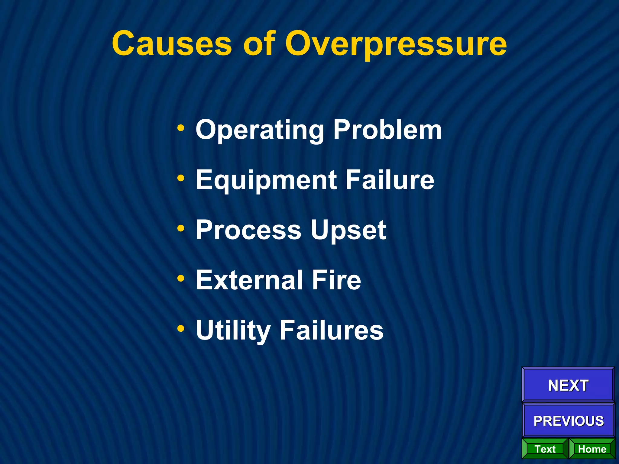 Design for Overpressure and Underpressure Protection | PPT