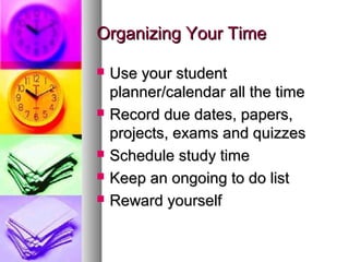 Time Management | PPT | College Planning | College Education