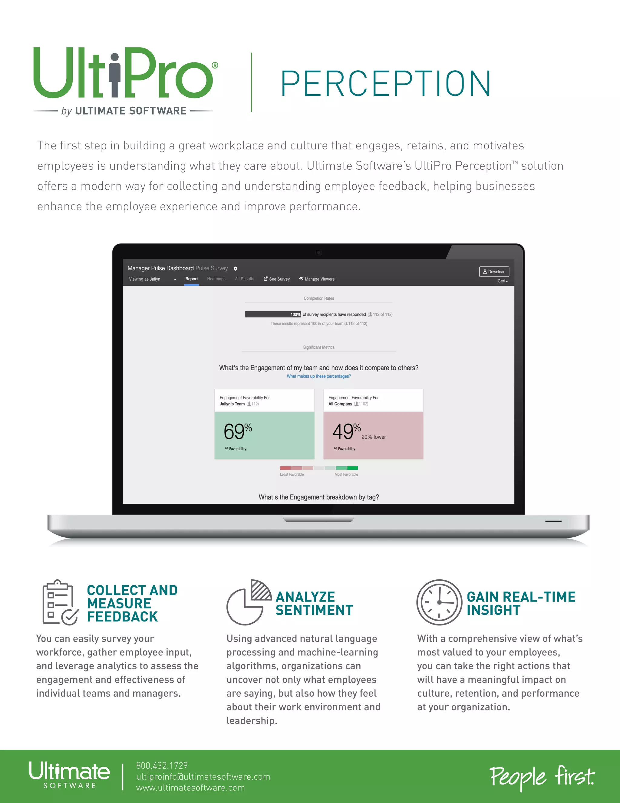 UltiPro Perception Product Profile | PDF