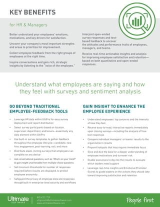 UltiPro Perception Product Profile | PDF