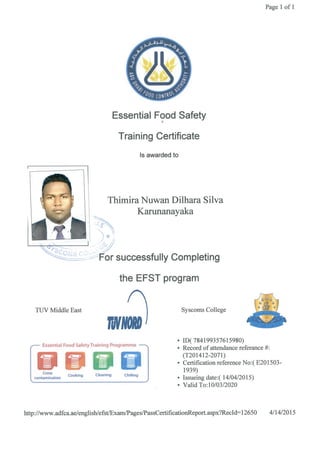 EFST Certificate.PDF