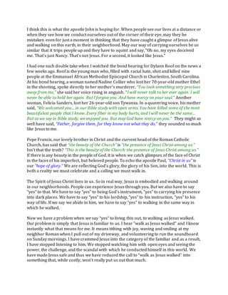 Walk as Jesus Walked Sermon | DOCX