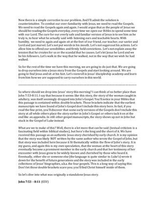 Walk as Jesus Walked Sermon | DOCX