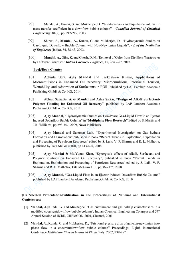 LIST OF PUBLICATION1 | PDF