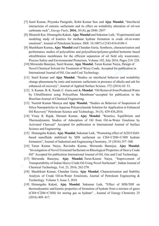 LIST OF PUBLICATION1 | PDF