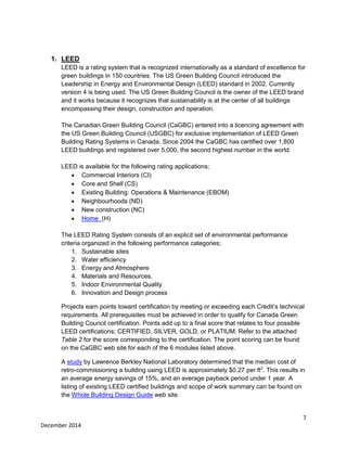 2014 GREEN Commercial Building Rating Systems | PDF