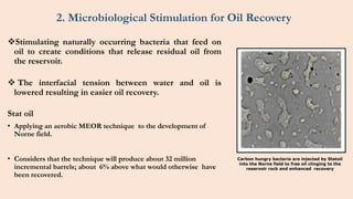 USE OF MICROBES IN MINERAL BENEFICIATION AND OIL RECOVERY p | PPTX