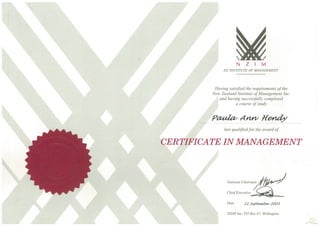 Cert. Management result and certificate 4 | PDF