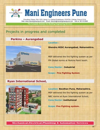 company profile Mani Engineers Pune | PDF