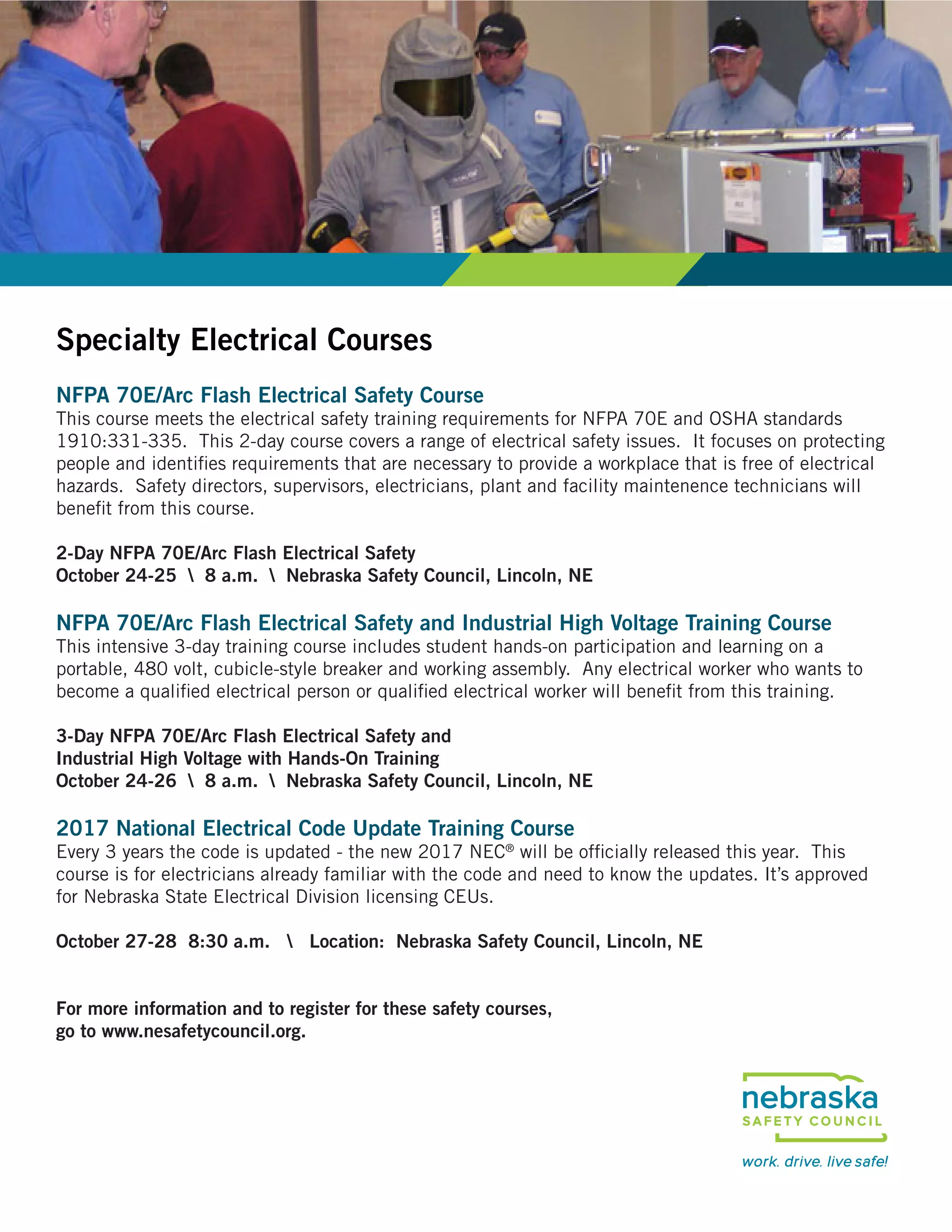 NFPA Electrical Flyer 2016 | PDF