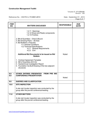 35 days bid procedure for construction project | PDF | Civil Engineering Industry | Industries