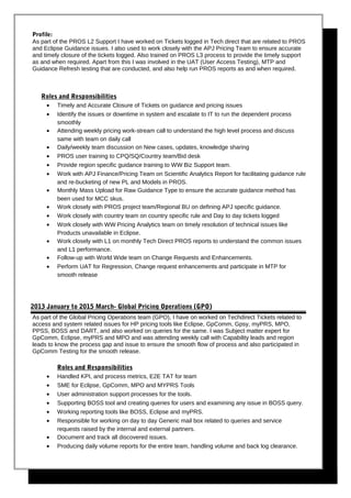 Resume Sangeeta | DOC