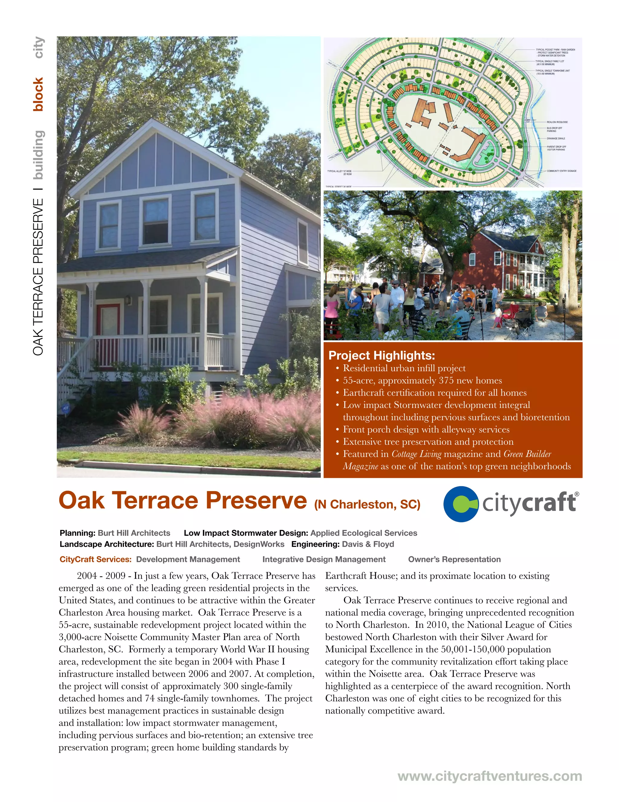 Oak Terrace Preserve Summary | PDF