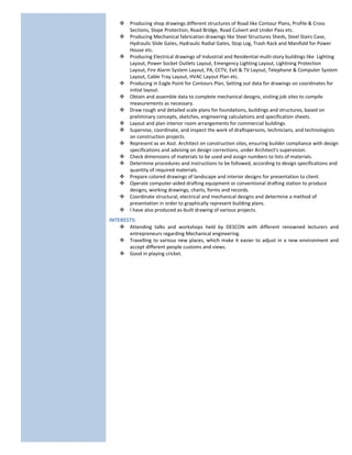 Sr. Draftsman_adusman CV | PDF