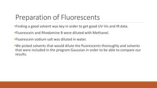 Photochemistry Fluorescent Research | PPTX | Chemistry | Science