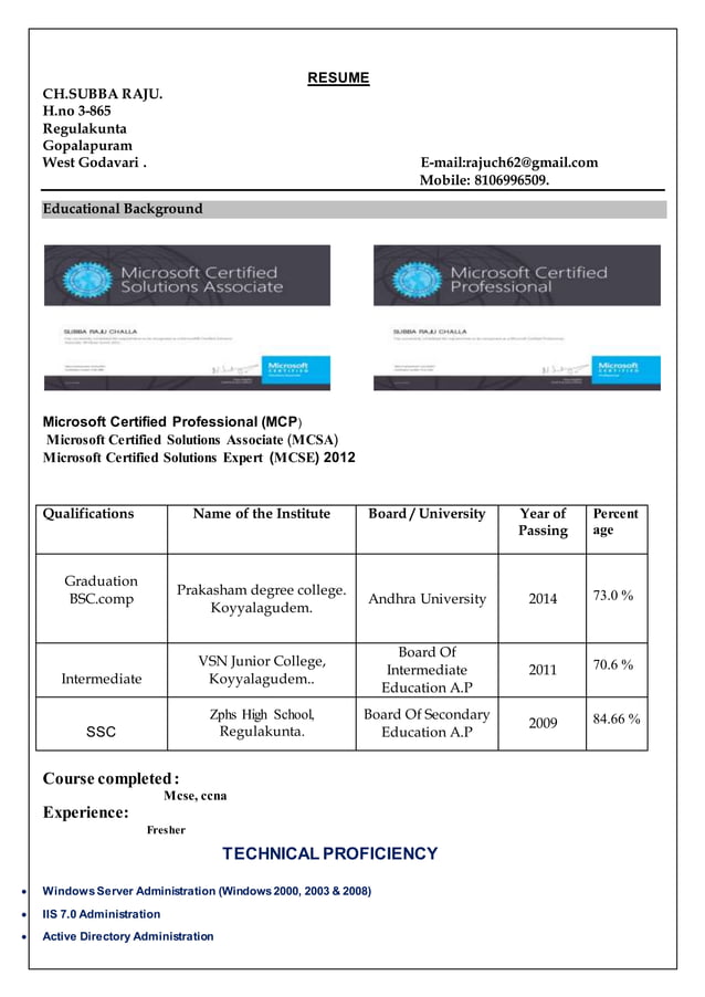 SUBBARAJU RESUME (1) | DOCX