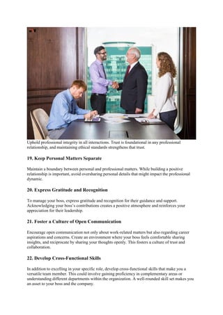 35 Effective Strategies to Manage Your Boss | Enterprise Wired | PDF