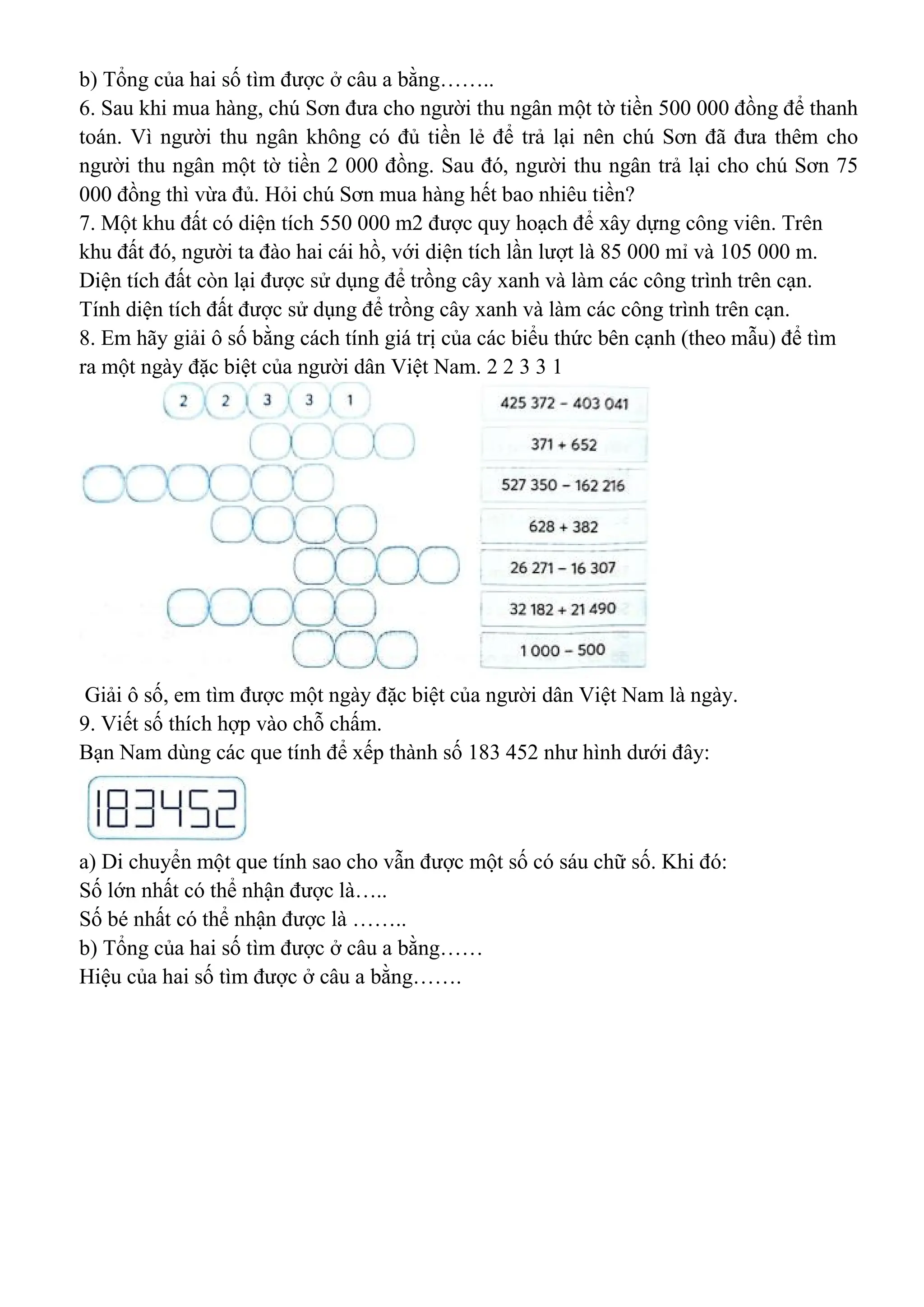 35 đề Ôn luyện Toán lớp 4 KNTT tập 1.pdf