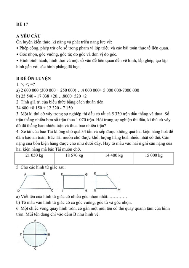 35 đề Ôn luyện Toán lớp 4 KNTT tập 1.pdf