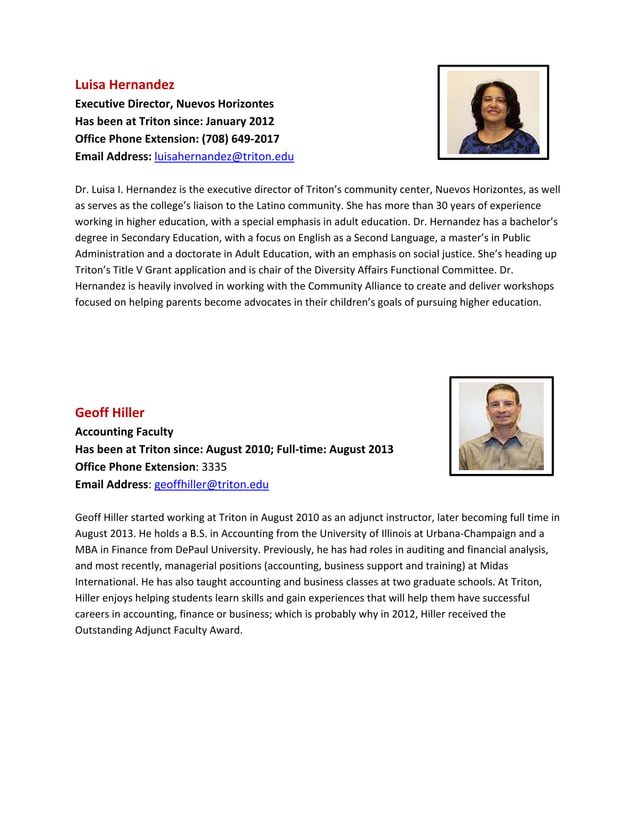 President Leadership Academy FY2015 Biographies | PDF | Free Download