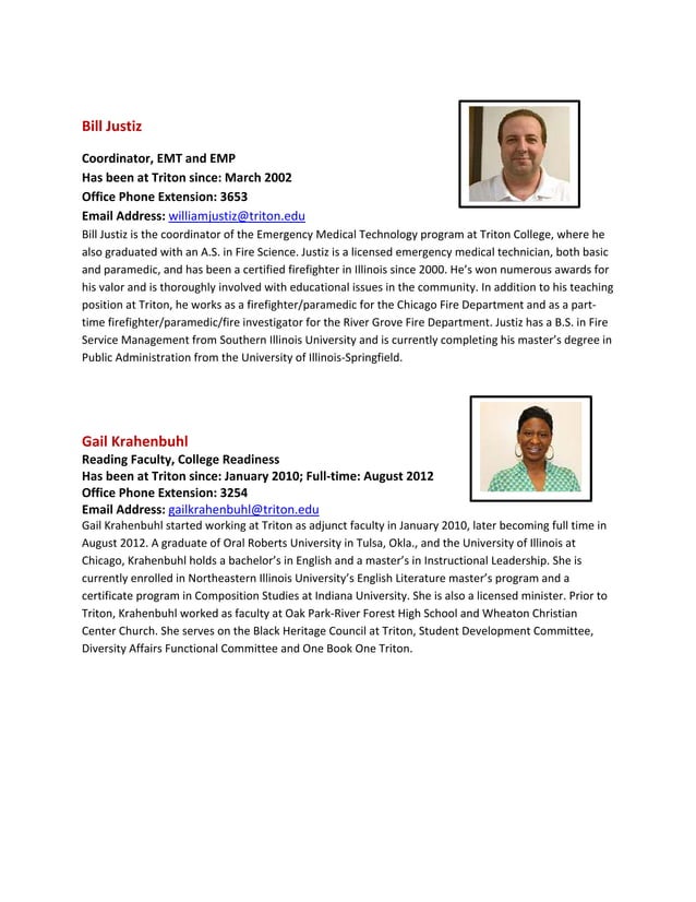 President Leadership Academy FY2015 Biographies | PDF | Free Download