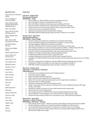 Andrew Trilford CV - 2015 | PDF