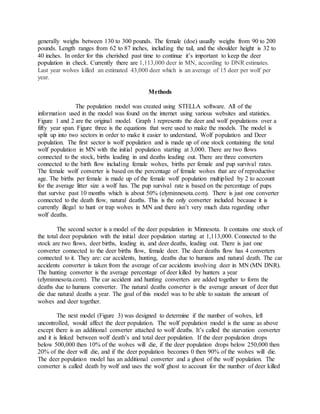 Gray wolf population in MN | DOCX