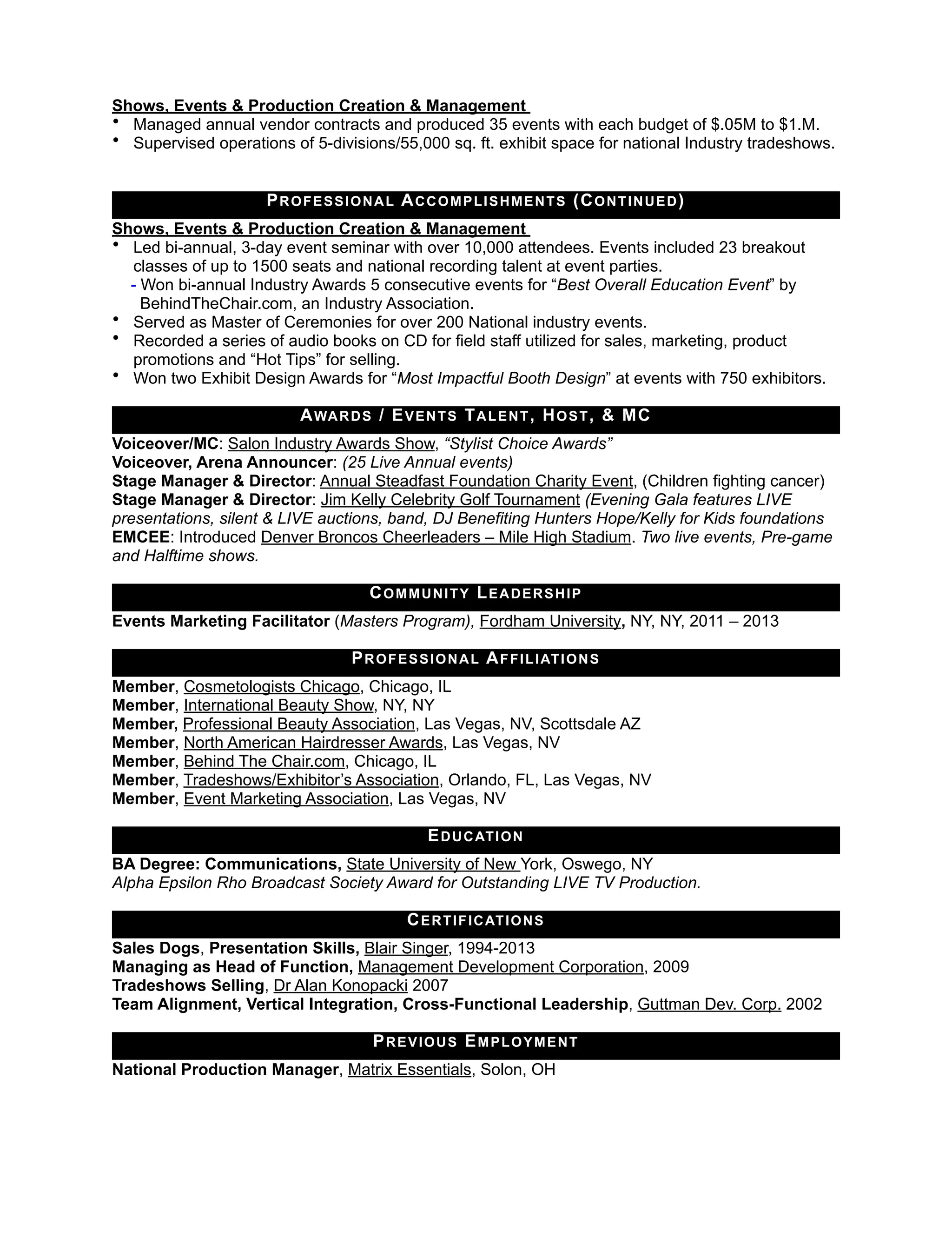 CK RESUME | PDF