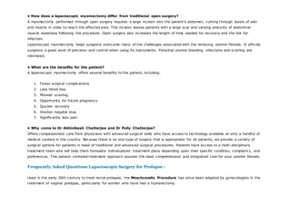laparoscopic gynaecological surgery | DOCX