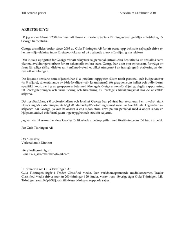 Gula Tidningen Betyg | PDF