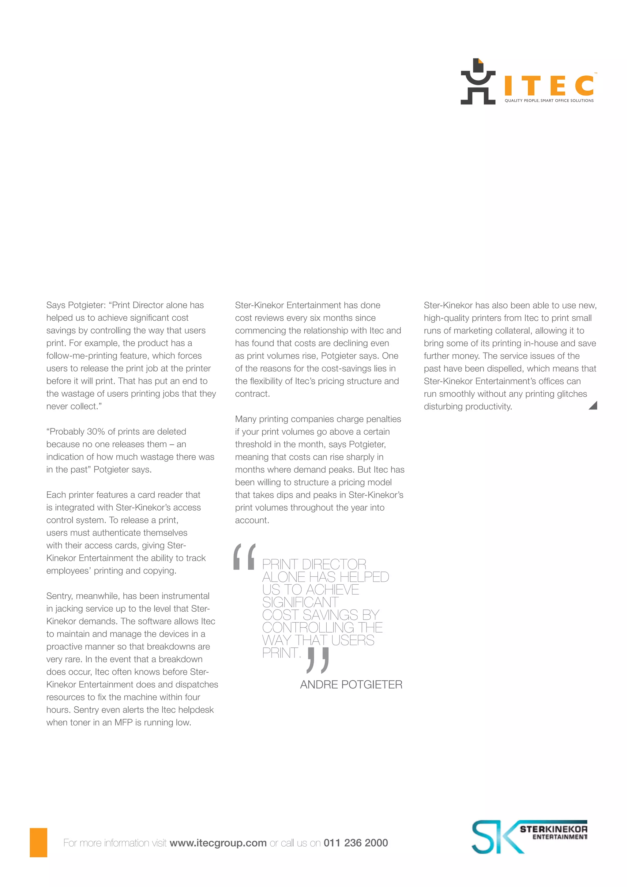 ITEC Case Study | PDF