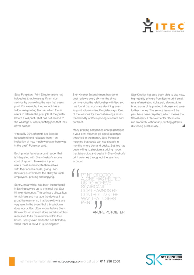 ITEC Case Study | PDF