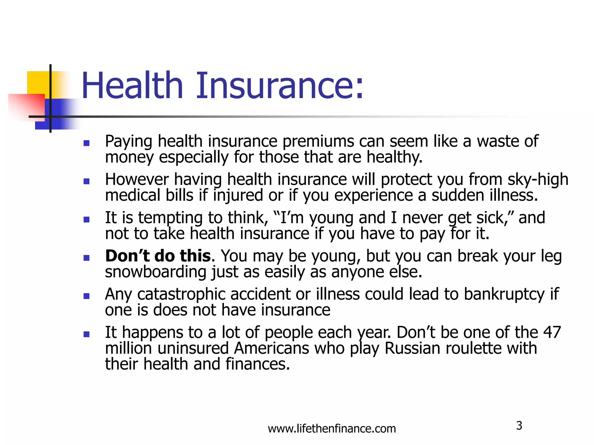 Importance of health insurance | PPT