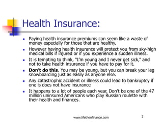 Importance of health insurance | PPT