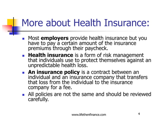 Importance of health insurance | PPT