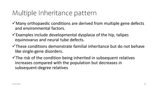 Inheritance Pattern of Orthopedics Syndrome.pptx