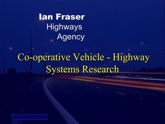 automated highways system | PPT | Auto Safety Technologies | Auto ...