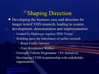 automated highways system | PPT