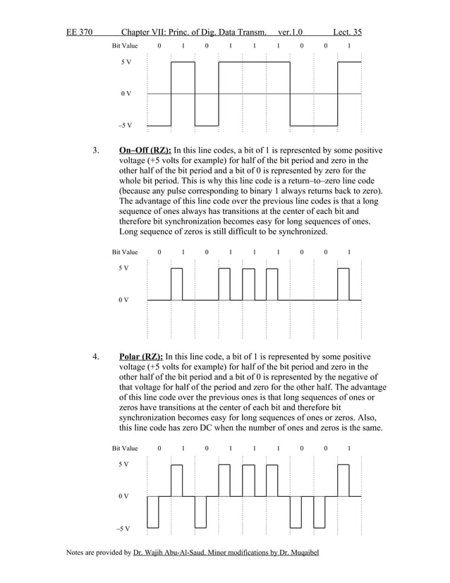 35 line coding | PDF