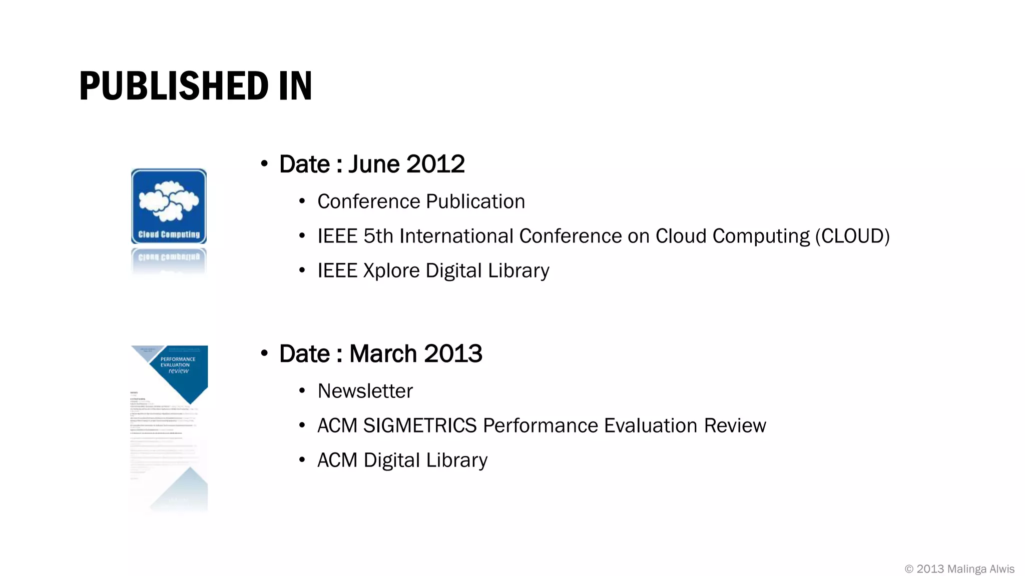 Research Seminar Presentation A Framework For Partitioning And Execution Of Data Stream