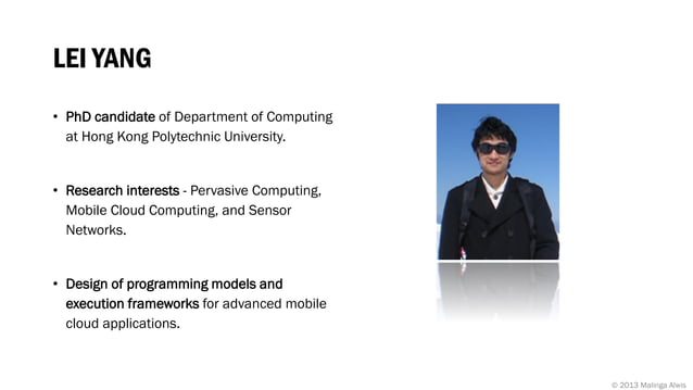 Research Seminar Presentation A Framework For Partitioning And Execution Of Data Stream