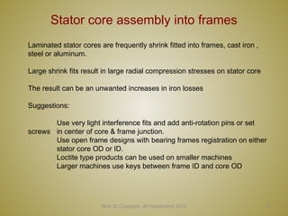 Video on motor manufacturing Mechanical Issues.pptx
